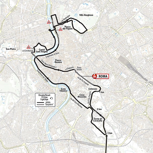 Giro d’Italia 2023: confira percurso da etapa final em Roma - Bikemagazine